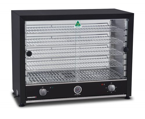 Roband Pie Warmer Black Approx 100 Pie Capacity Steam/Internal Light ...