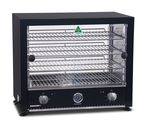 Roband Pie Warmer Black Approx 50 Pie Capacity Steam/Internal Light ...